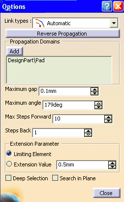 Edge and Face Selection Toolbars